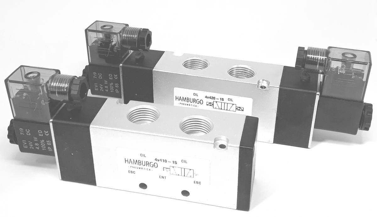 Hamburgo Pneumática | Válvulas linha 4V400